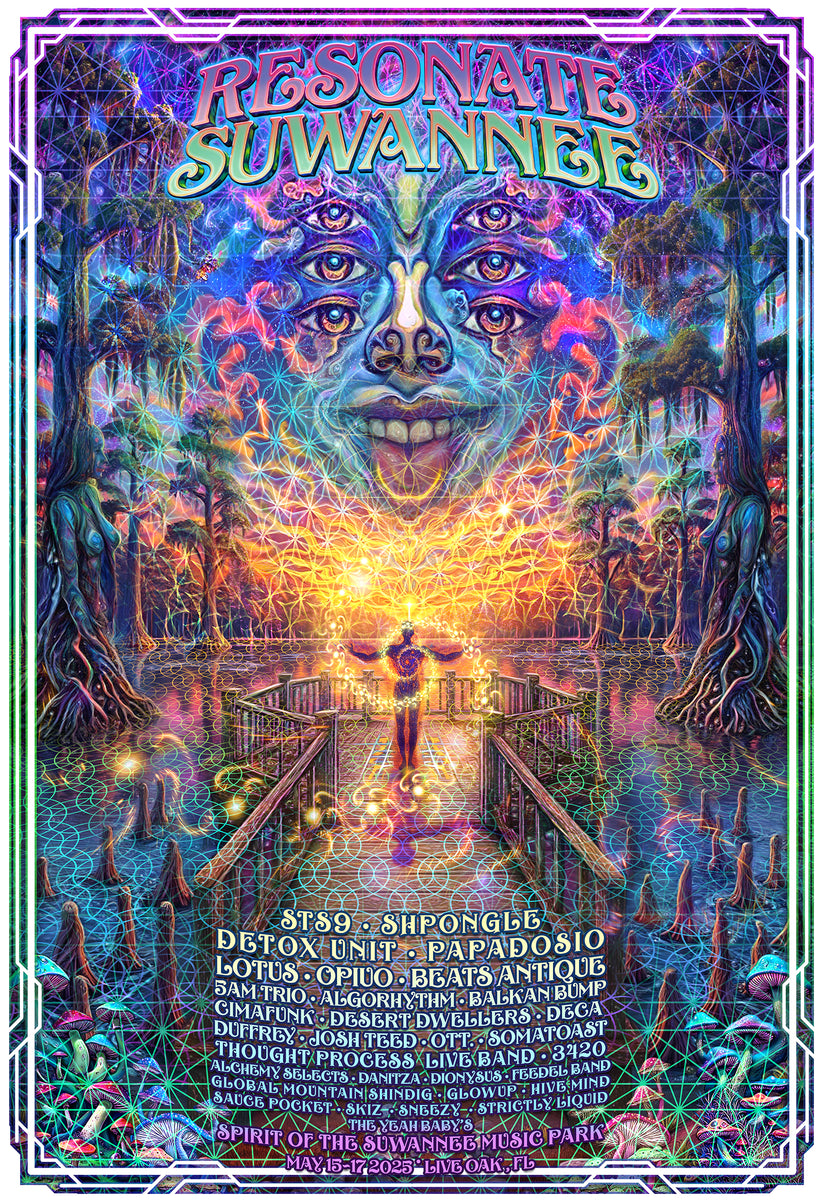 Resonate 2025 Ltd. Ed. Augmented Reality Print – Visionary Art by Dima Yastronaut